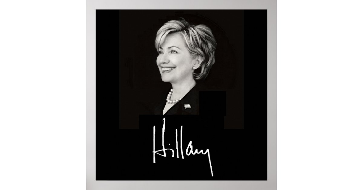 Hillary Clinton POSTER Print | Zazzle