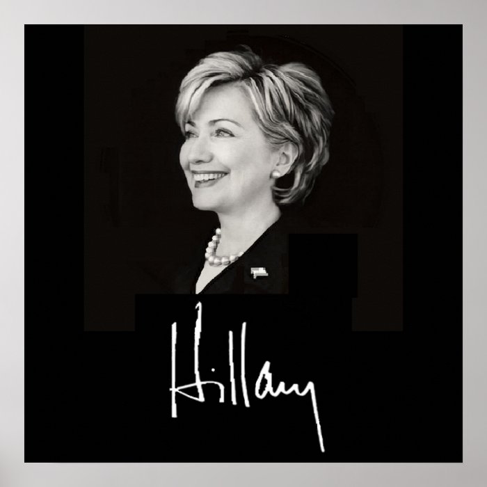 Hillary Clinton POSTER Print | Zazzle