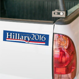 Hillary For President 2016 Bumper Sticker | Zazzle