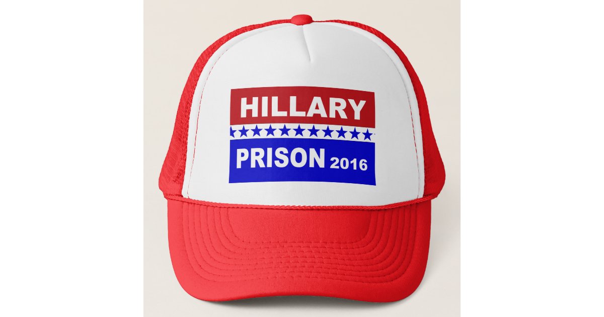 Hillary Prison 2016 Hat | Zazzle