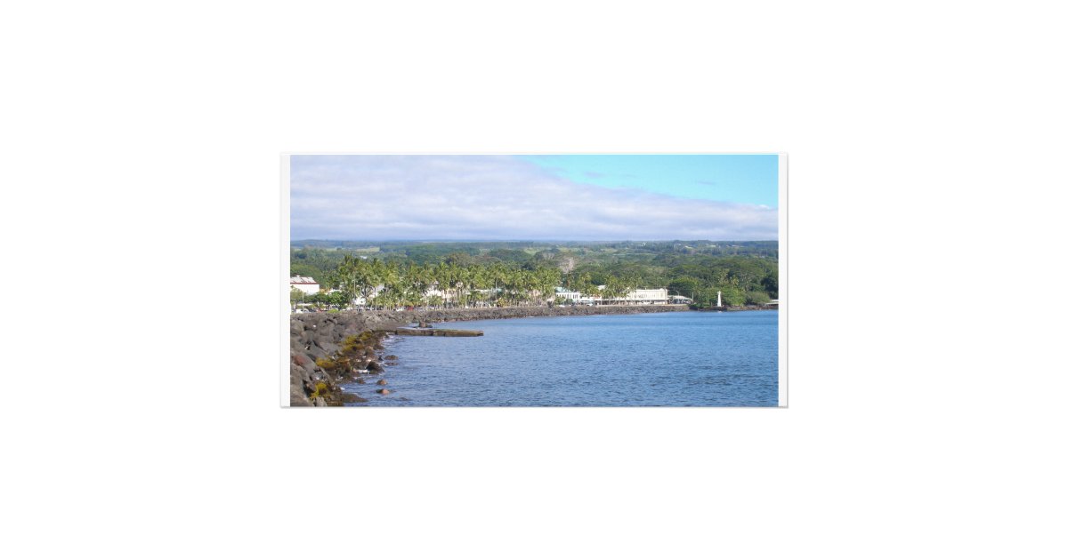 Hilo Bayfront - Hilo, Hawaii Photo Card | Zazzle