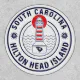 Hilton Head Island Lighthouse Retro Sunset Patch | Zazzle