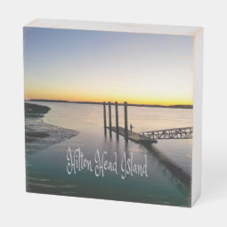 Hilton Head Island South Carolina Wooden Box Sign | Zazzle