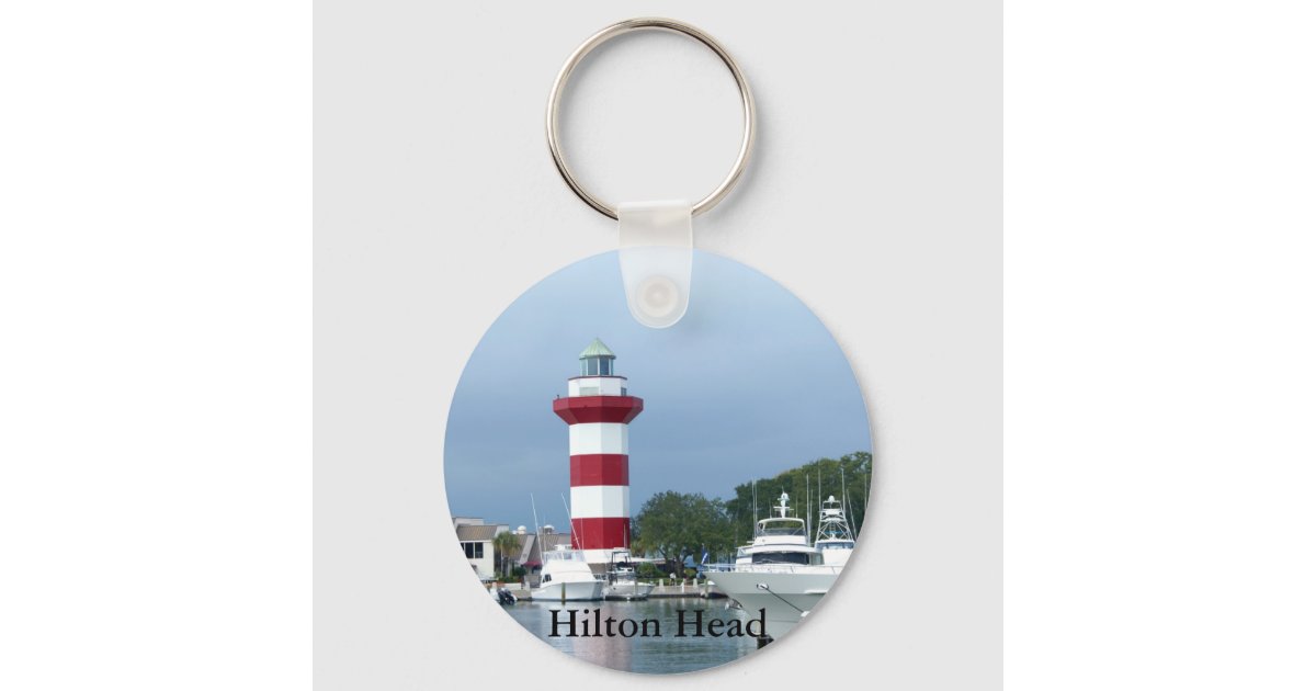 Hilton Head Lighthouse Keychain | Zazzle