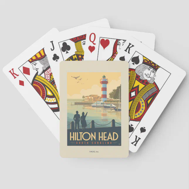 Hilton Head | South Carolina Poker Cards | Zazzle