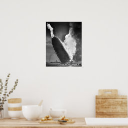 Hindenburg Disaster poster 16"x20". | Zazzle