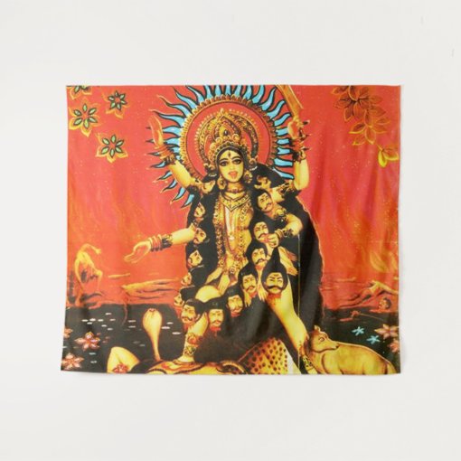 Hindu Destruction Goddess Kali 5 Tapestry | Zazzle