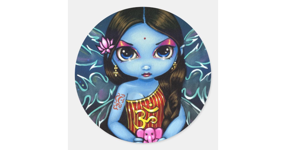 "Hindu Fairy" Sticker | Zazzle