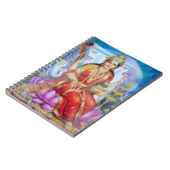 Hindu Goddess Lakshmi Devi Notebook | Zazzle