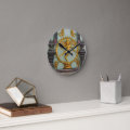 Hindu gods, Shiva Round Clock | Zazzle