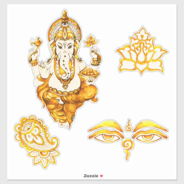 Hindu Indian Stickers | Zazzle