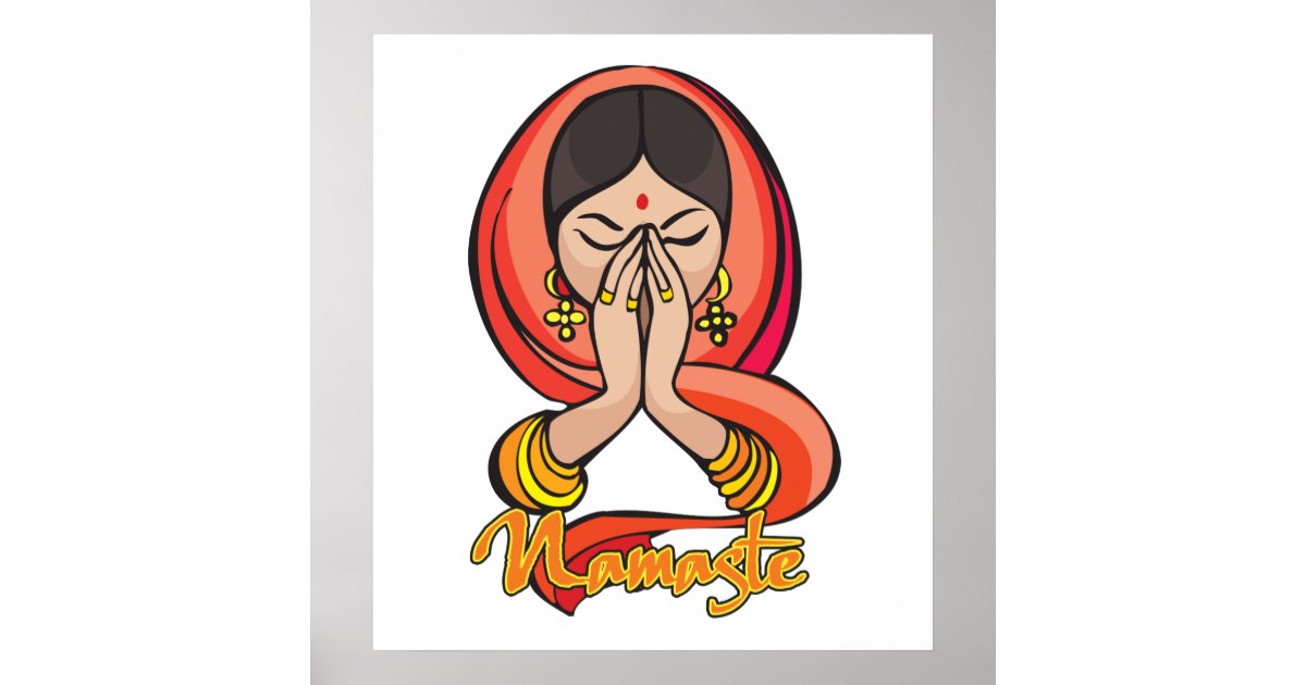 Namaste Facebook Cover Symbol