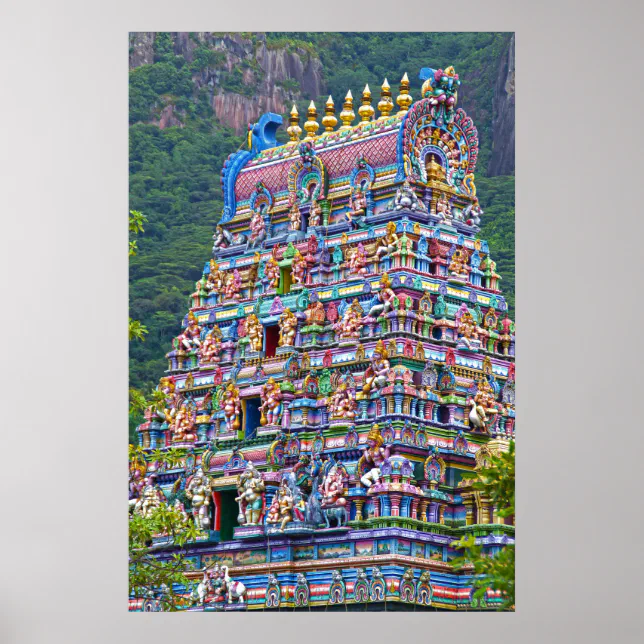 hindu temple poster | Zazzle