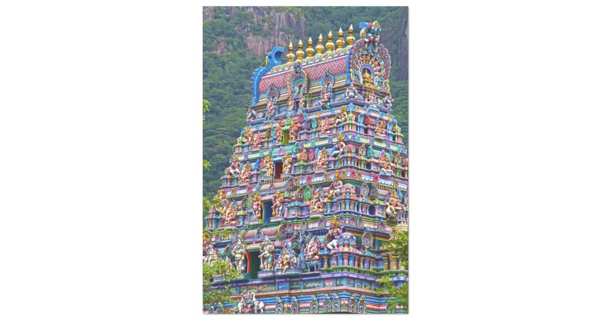 hindu temple tissue paper | Zazzle