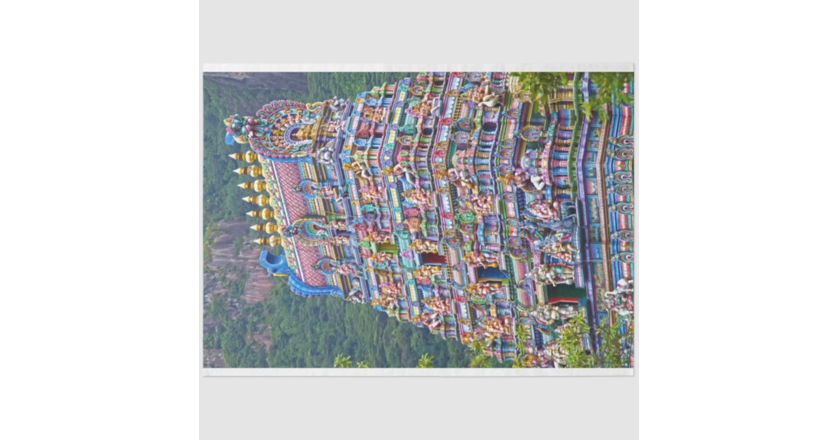 hindu temple tissue paper | Zazzle