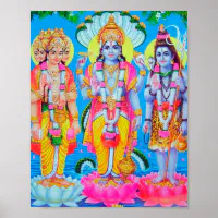Brahma Vishnu Shiva Trinity