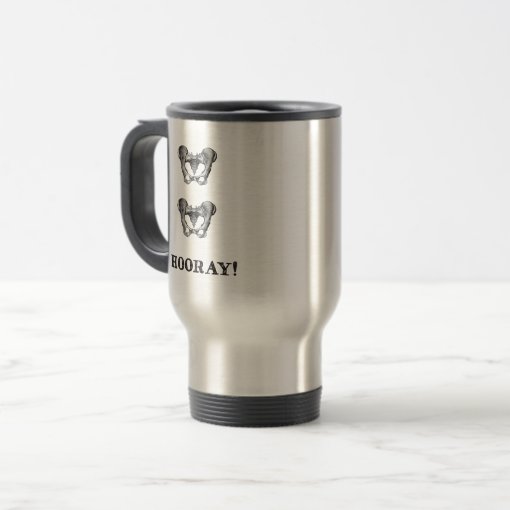 Hip Hip Hooray Customized Anatomy Mug | Zazzle