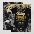 Hip Hop Chain Baby Shower Invitation | Zazzle