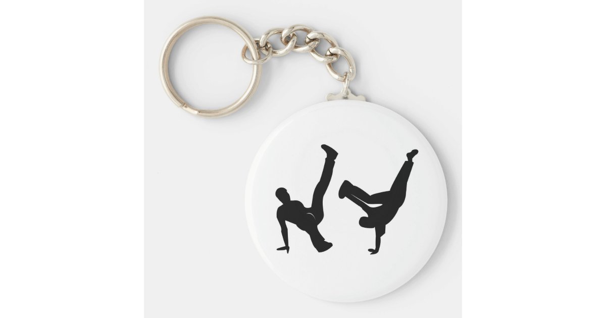 hip hop dancer keychain | Zazzle.com