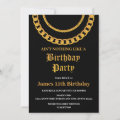 Hip Hop Gangsta Birthday Party Invitation | Zazzle