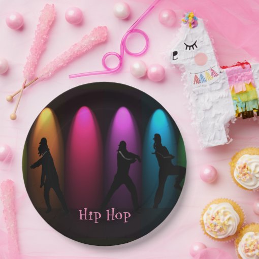 Hip Hop Girl Birthday Party Plates | Zazzle