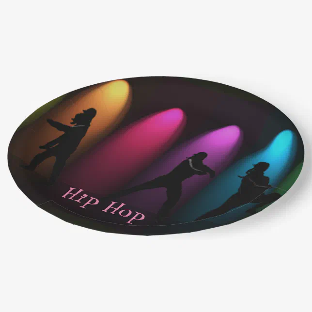 Hip Hop Girl Birthday Party Plates | Zazzle