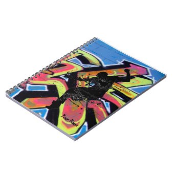 Hip Hop Graffiti Dancer Personalized Notebook | Zazzle