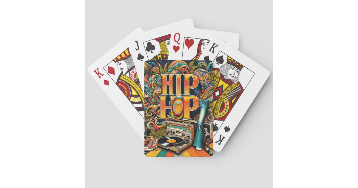 Hip Hop Playing Cards | Zazzle