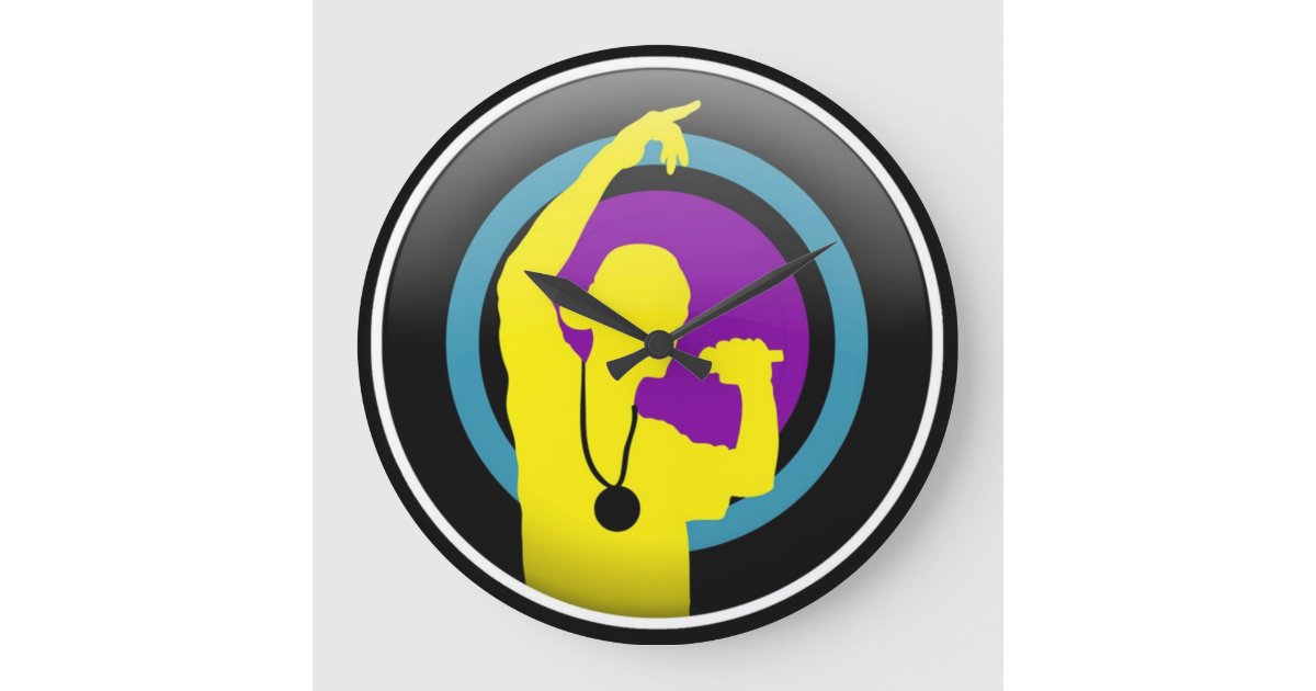 Hip Hop Wall Clock | Zazzle