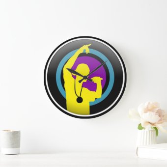 Hip Hop Wall Clock | Zazzle