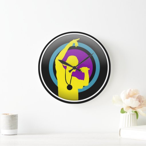 Hip Hop Wall Clock | Zazzle