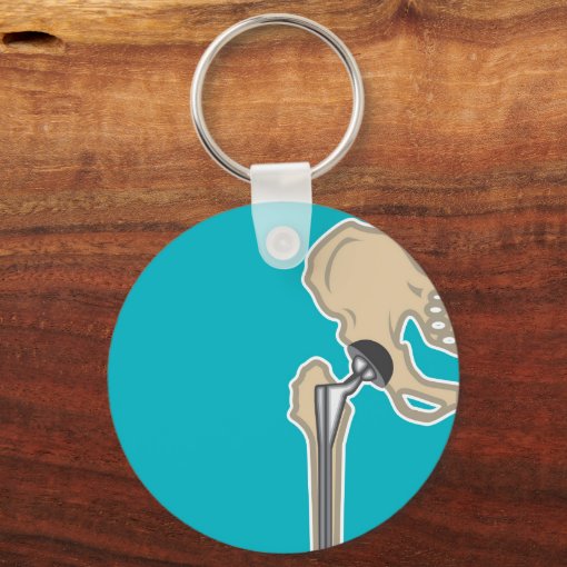 Hip Joint Replacement Keychain | Zazzle