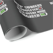 Hip Replacement Surgery Recovery Get Well Wrapping Paper | Zazzle