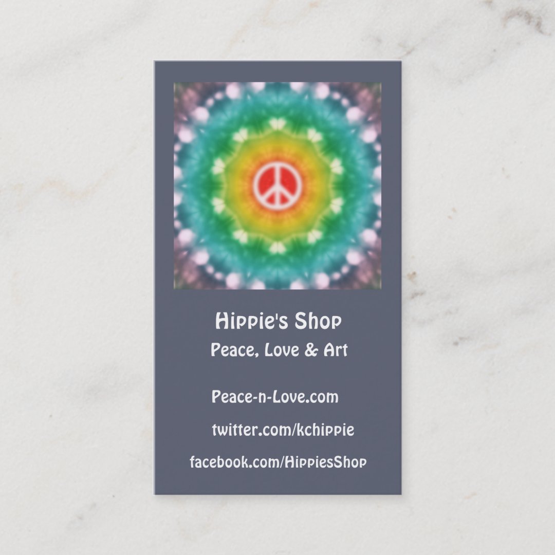 Hippie Dream Custom Business Cards | Zazzle