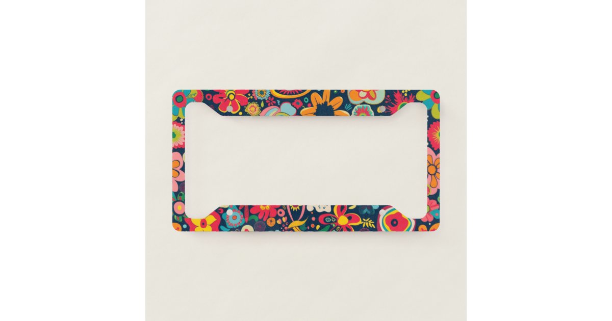 Hippie License Plate Frame | Zazzle