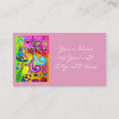 Hippie Magic Mushroom Business Card | Zazzle