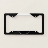Hippie panda license plate frame | Zazzle