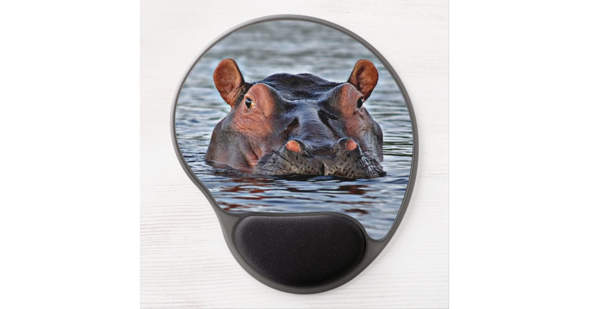 hippo gel mouse pad | Zazzle