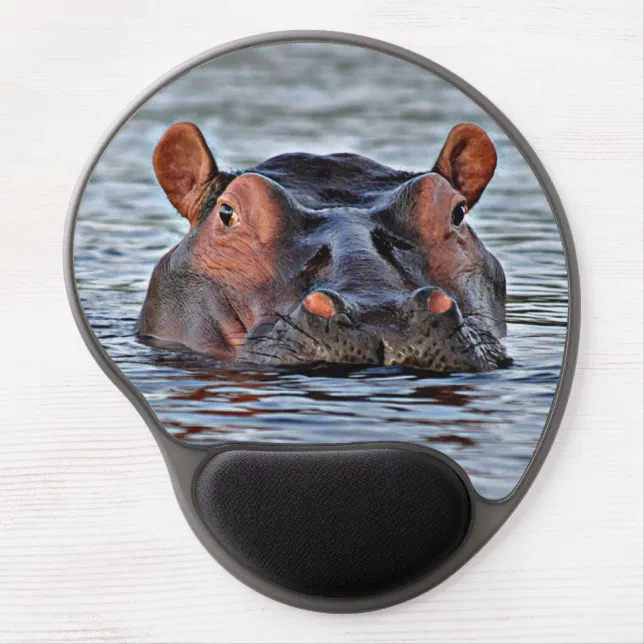 hippo gel mouse pad | Zazzle