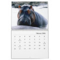 Hippopotamus Wall Calendar | Zazzle
