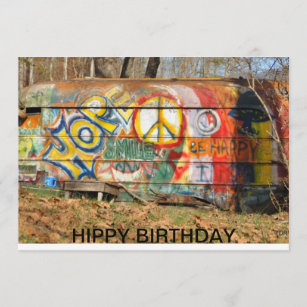 Hippie Birthday Cards | Zazzle