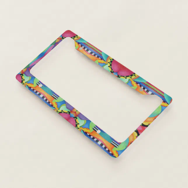 HIPPY CHIC LICENSE PLATE FRAME | Zazzle