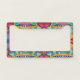 HIPPY CHIC LICENSE PLATE FRAME | Zazzle