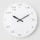 Hiragana Japanese Numbers Personalizable Large Clock | Zazzle