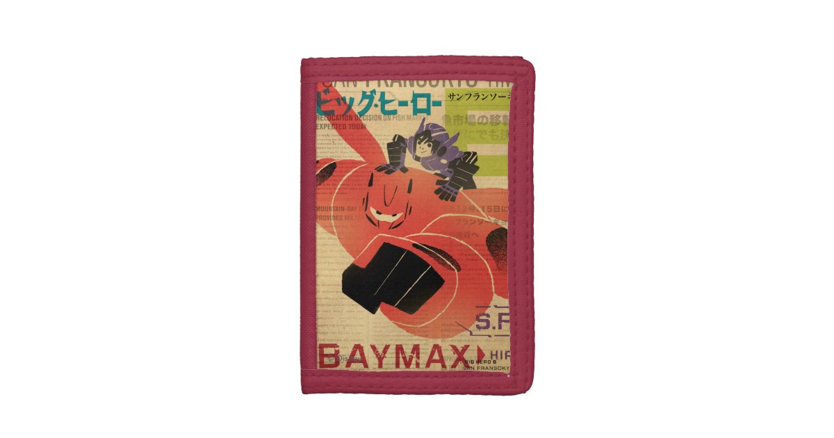 Hiro And Baymax Propaganda Trifold Wallet | Zazzle