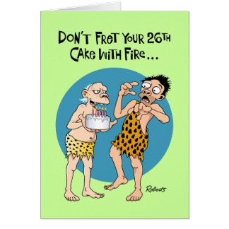Funny 26th Birthday Cards | Zazzle