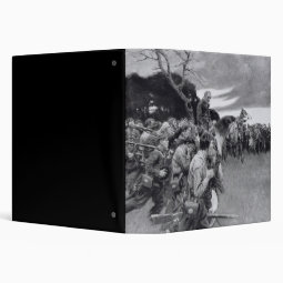 His army broke up weeping and sobbing' binder | Zazzle