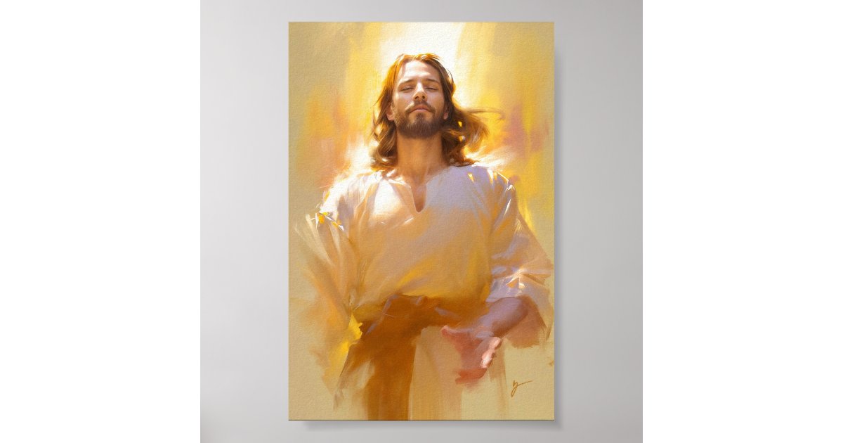 His Glorious Light Poster | Zazzle