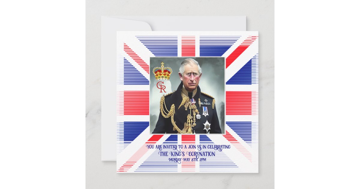 His Majesty King Charles III Invitation | Zazzle