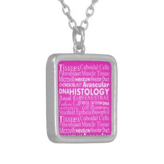 Histology Pendant With Histology Terminology | Zazzle
